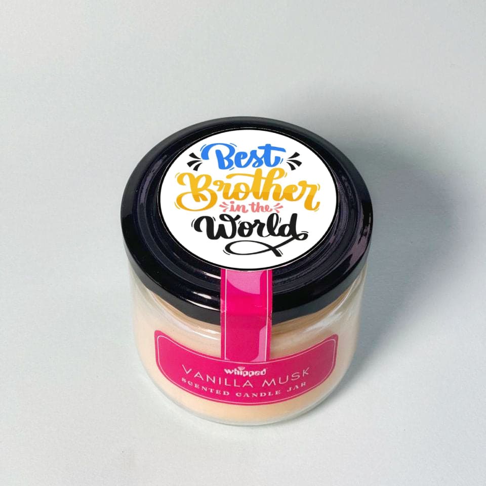 "Best Brother" Scented Candle – Whipped