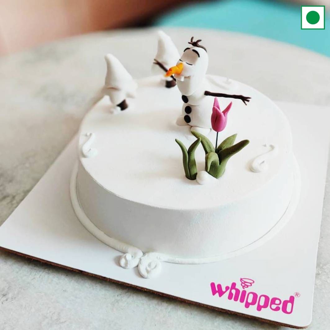 Olaf’s Tulip Wish Cake – Whipped
